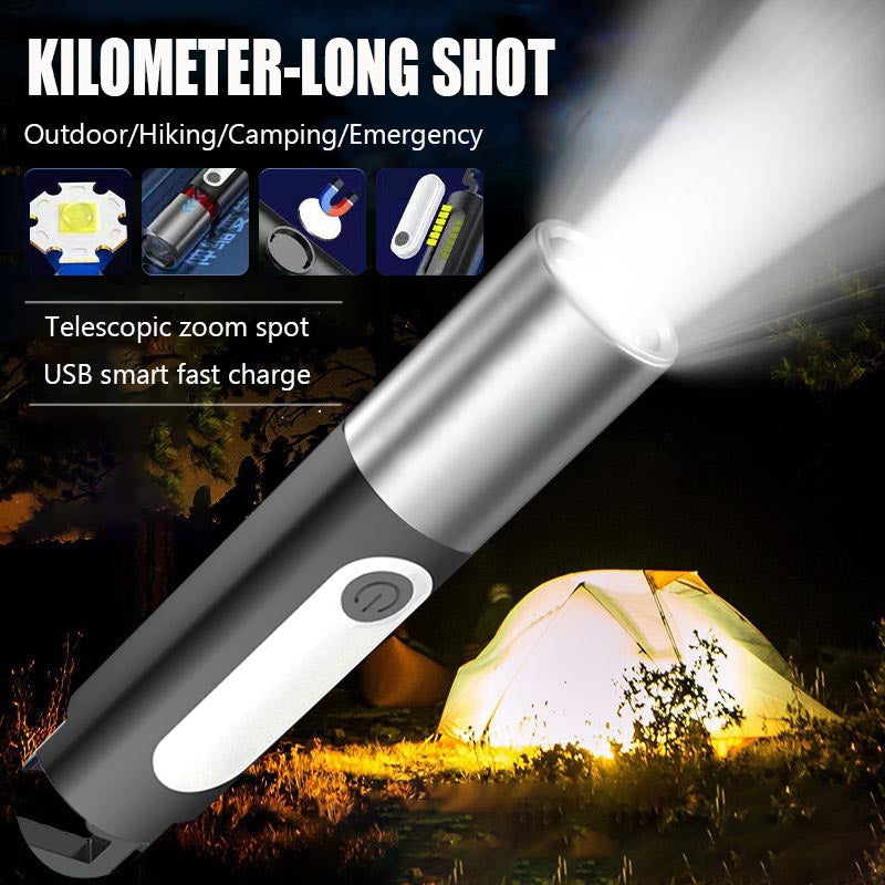 LED Retractable Multi-Function Glare Flashlight – israelwind